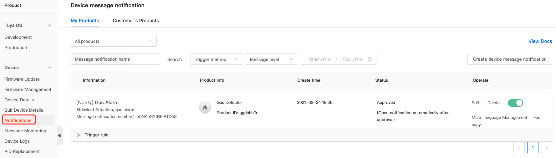 Integrate FCM Push-Smart App SDK-Tuya Developer