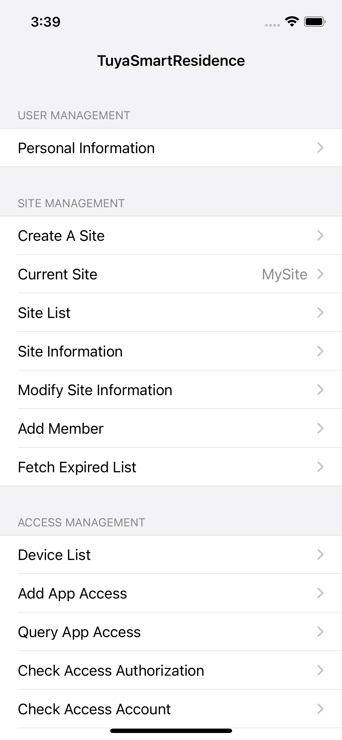 Fast Integration with Smart Residence App SDK for iOS-Smart App SDK-Tuya Developer
