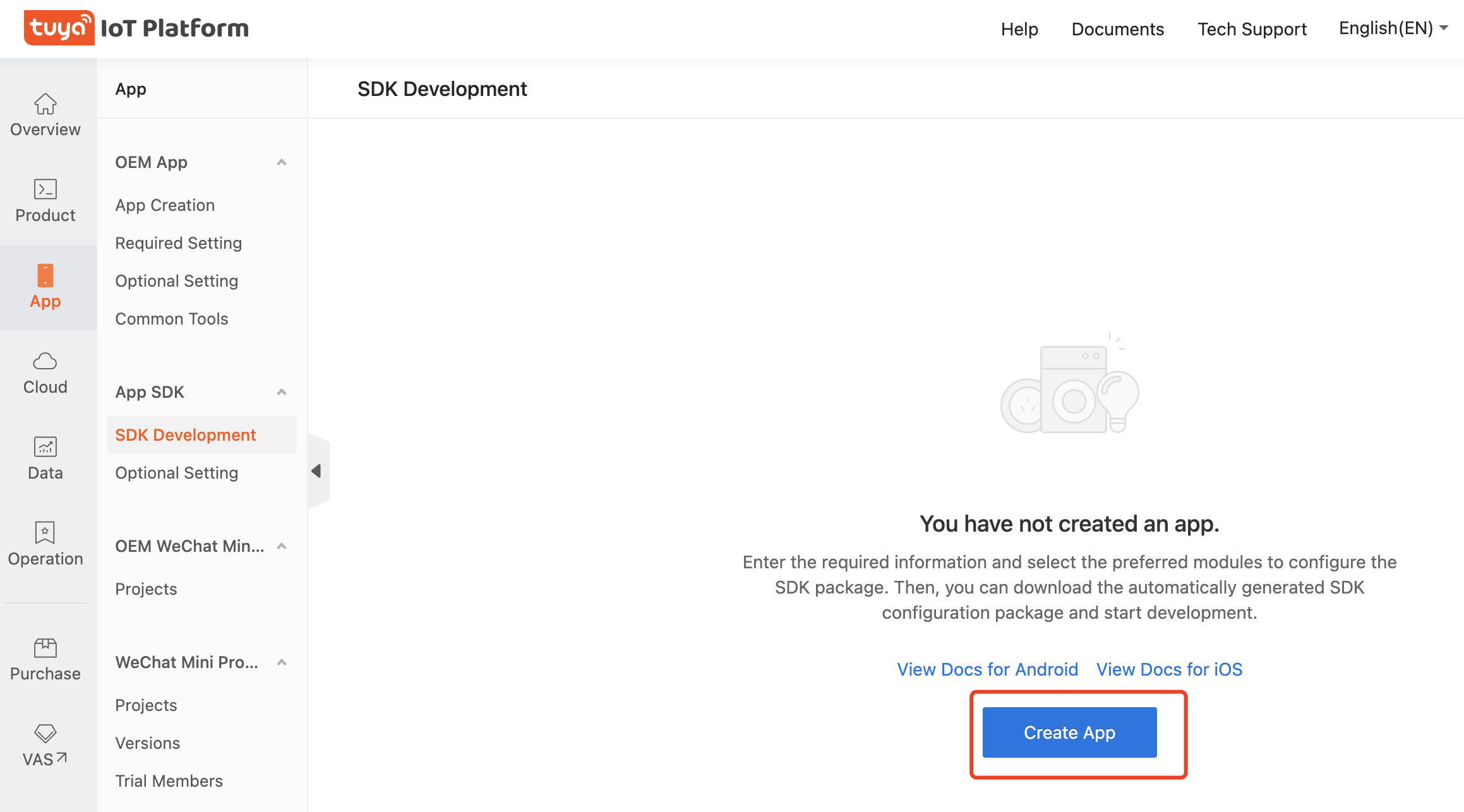 Preparation-Smart App SDK-Tuya Developer