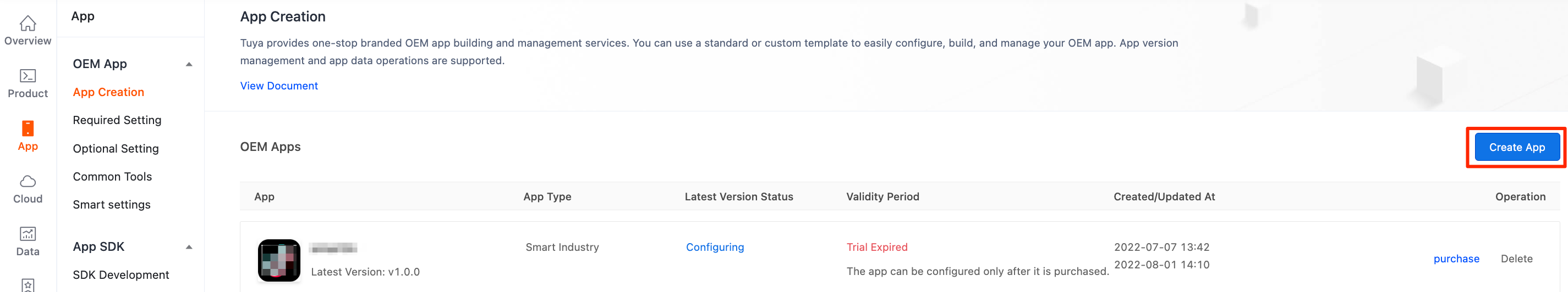 Create an OEM App for Smart Living-Tuya Developer Platform-Tuya Developer