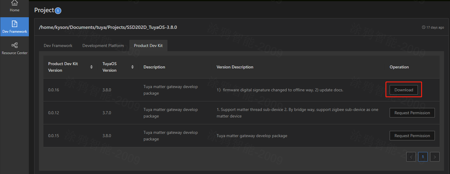 有线 Matter 网关-TuyaOS-涂鸦开发者